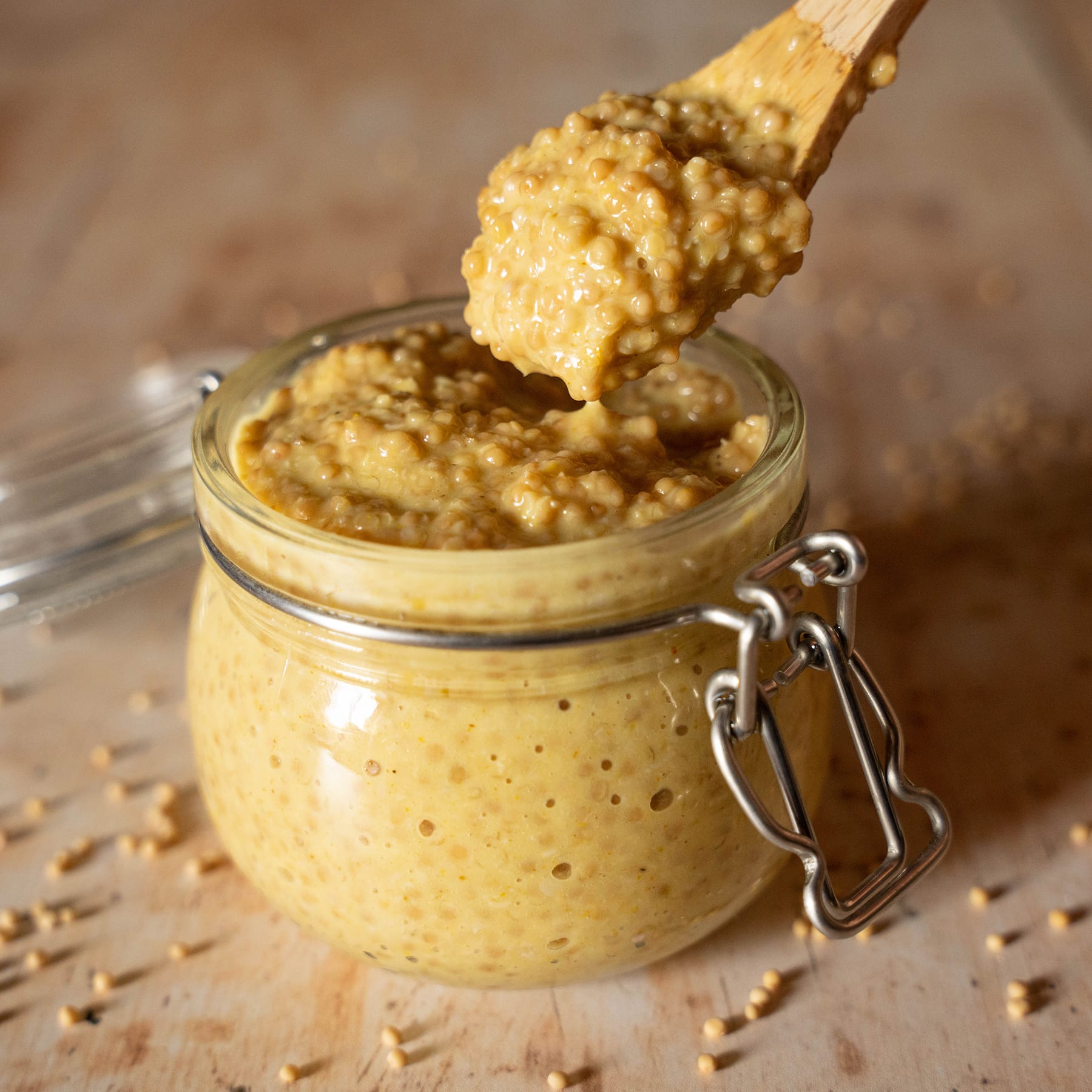 Mayonnaise à la moutarde à l'ancienne - La Ferme d'Alice