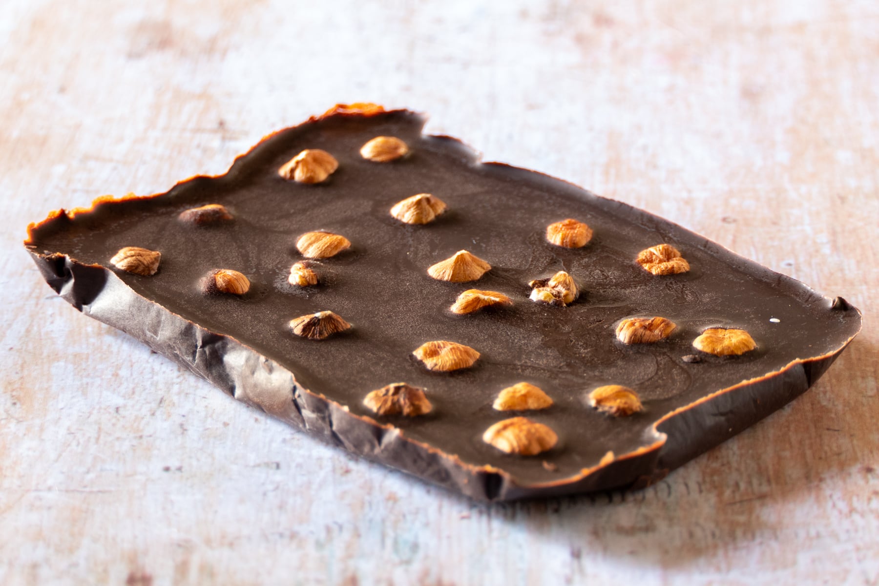 Tablette de chocolat aux noisettes - La Ferme d'Alice